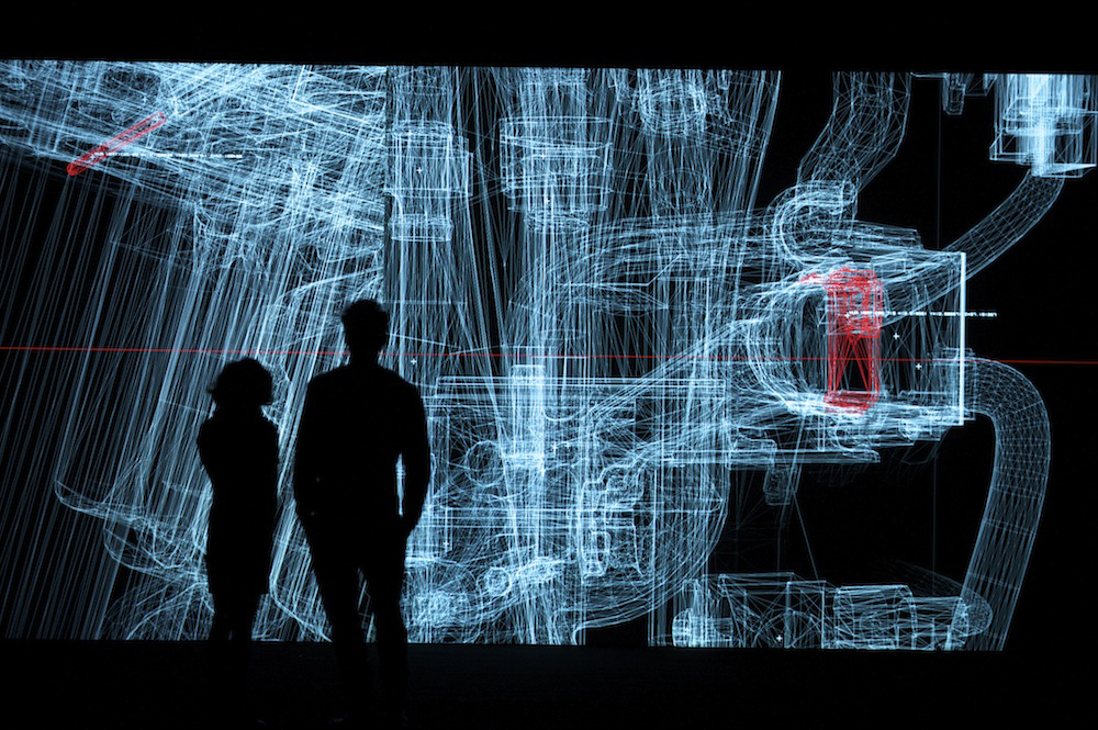 CBCNET:LOG » 池田亮司によるオーディオ・ビジュアル・インスタレーション “data.anatomy [civic]”