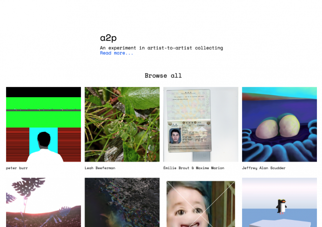 CBCNET Posts » デジタルアートワークの所有権をアーティスト間でブロックチェイン的に管理する実験的アートプロジェクト “a2p”